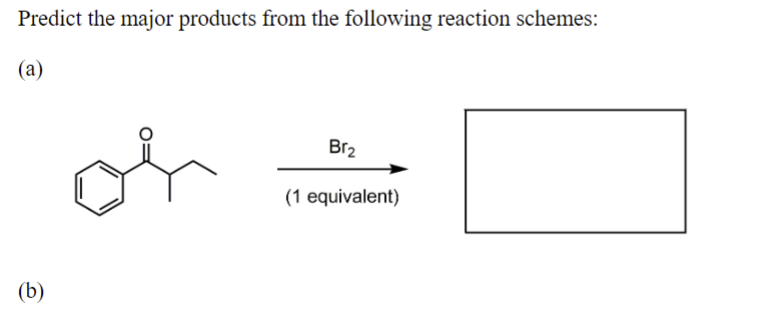 Solved Predict the major products from the following | Chegg.com