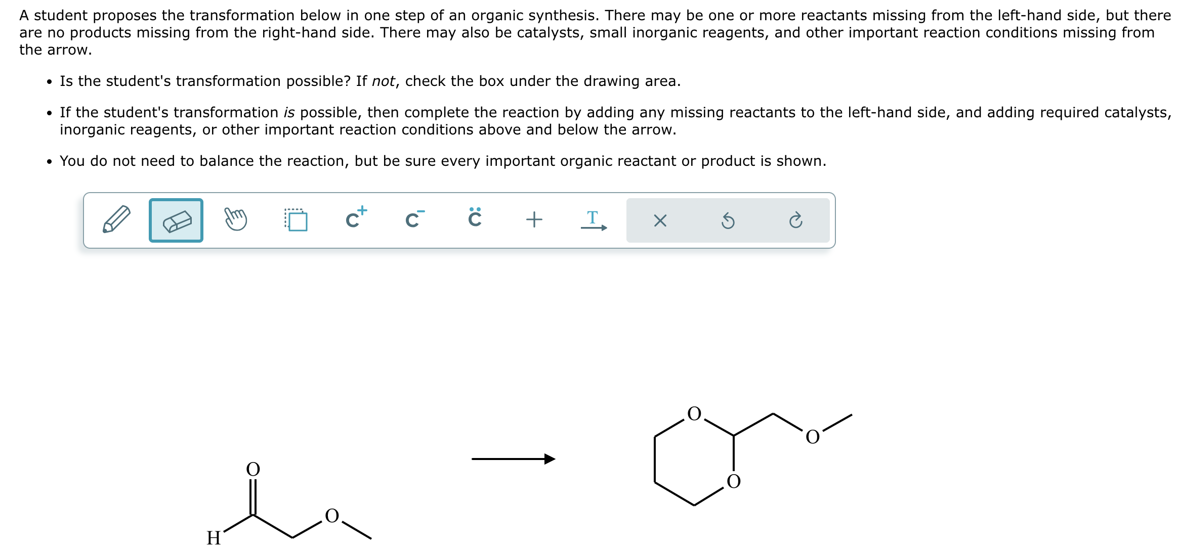 Solved A student proposes the transformation below in one | Chegg.com