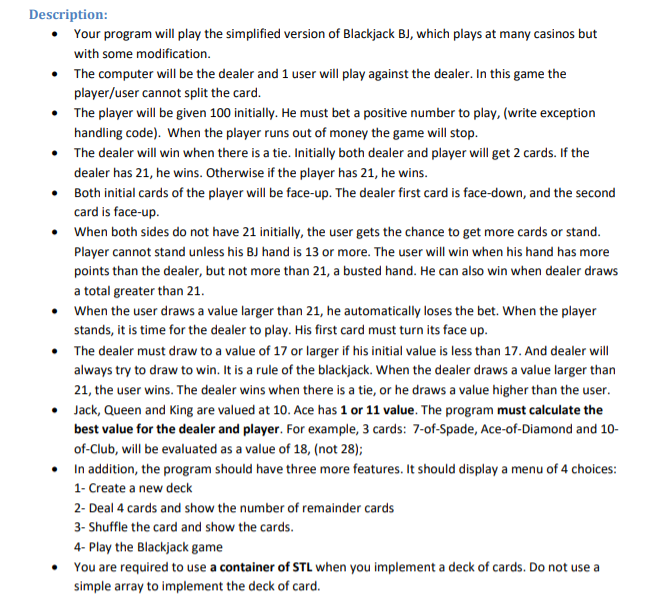 Solved Objectives: • Gain experiences of Object-Oriented | Chegg.com