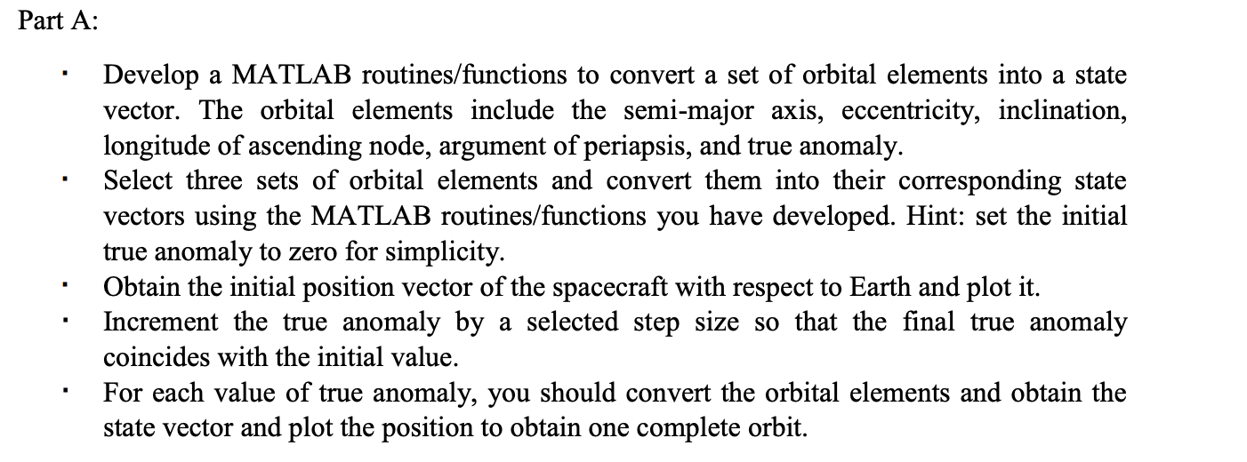 Solved using matlab only please from part A I only need | Chegg.com