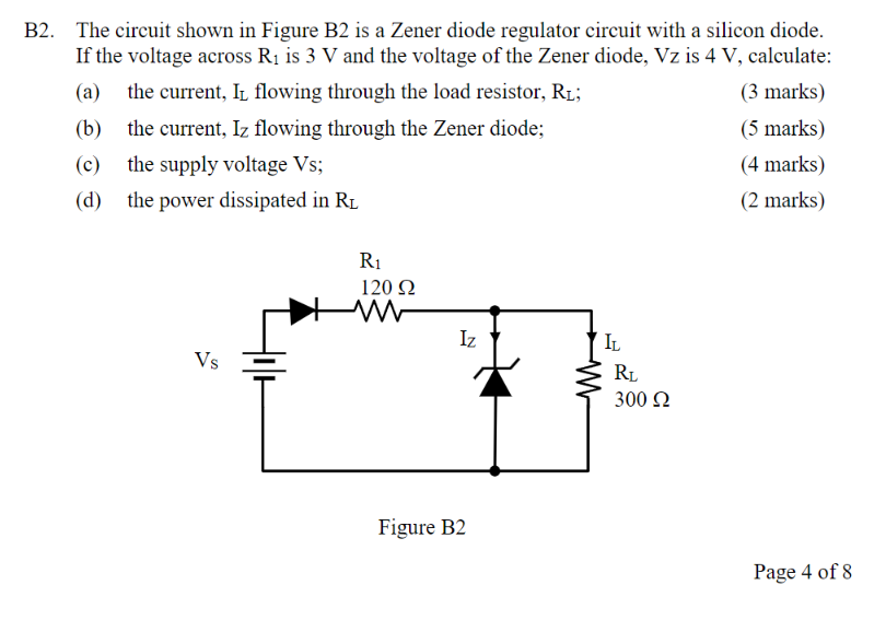 Solved (a) ﻿the current, IL flowing through the load | Chegg.com