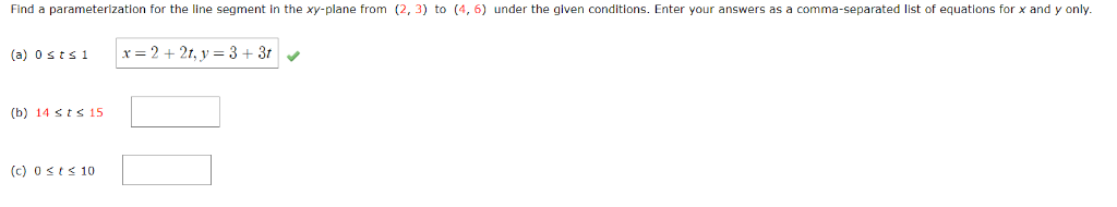 Solved a comma-separated list of equations for x and y only. | Chegg.com