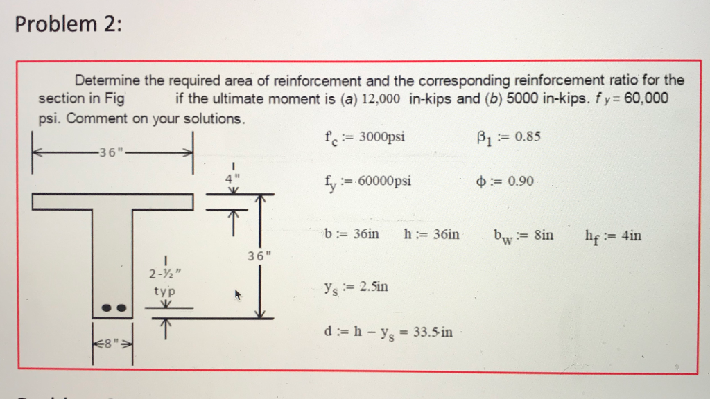 Solved Problem 2: Determine the required area of | Chegg.com