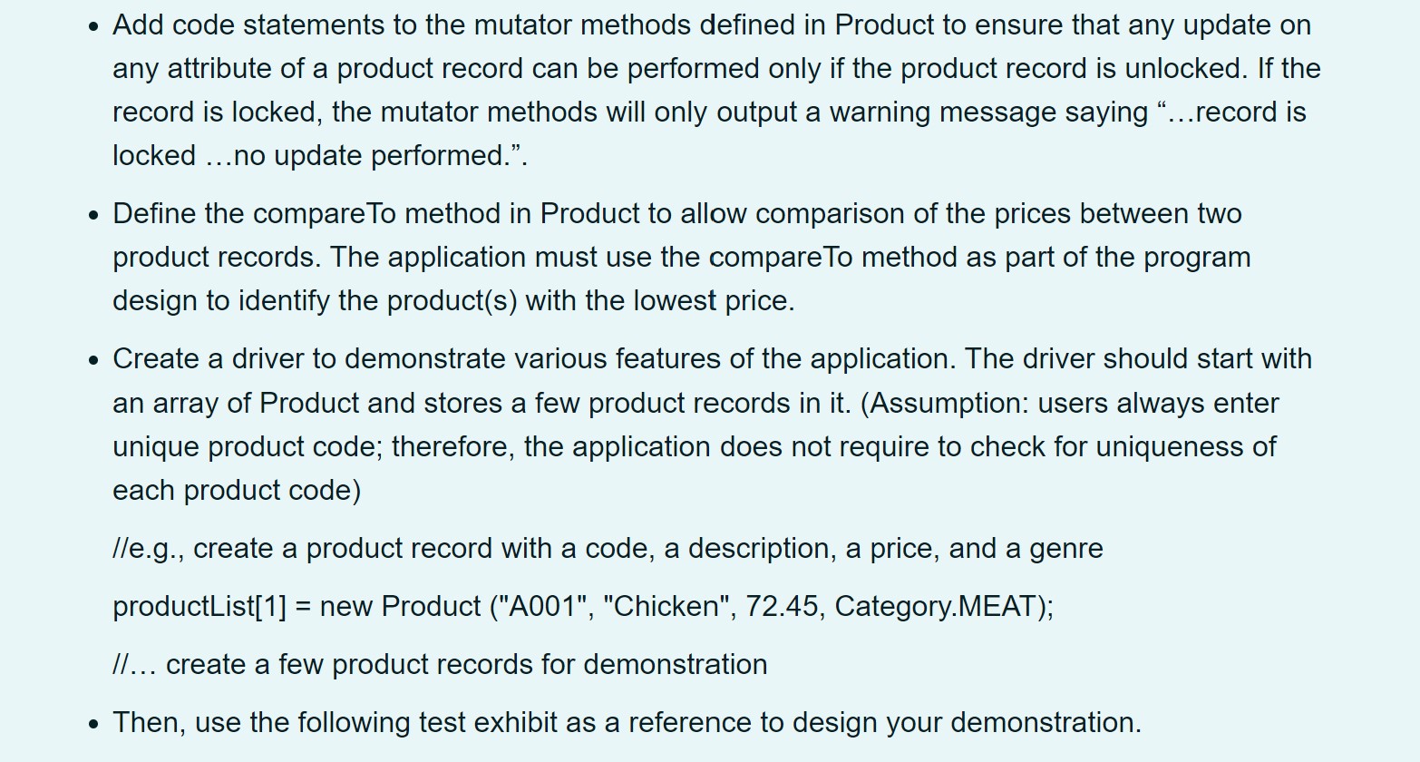 Solved Design and implement a Java application that | Chegg.com