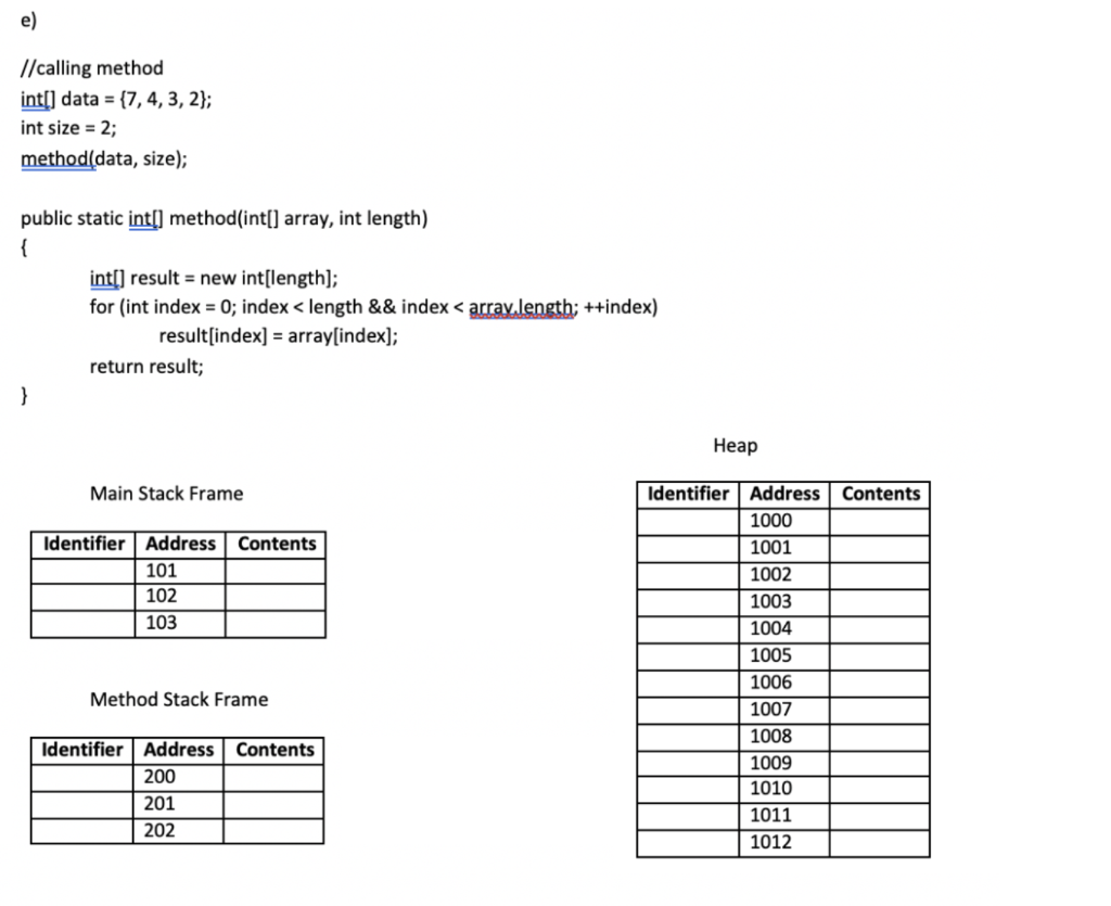 Solved (30 points; 6 points each part) For each code | Chegg.com