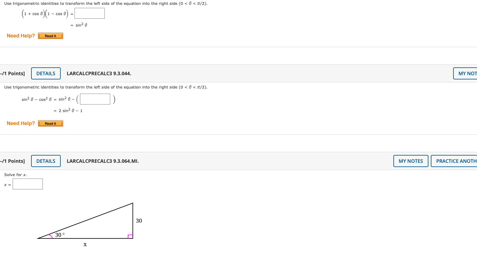 Solved Use trigonometric identities to transform the left | Chegg.com