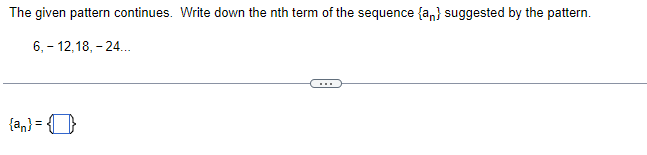 Solved The given pattern continues. Write down the nth term | Chegg.com