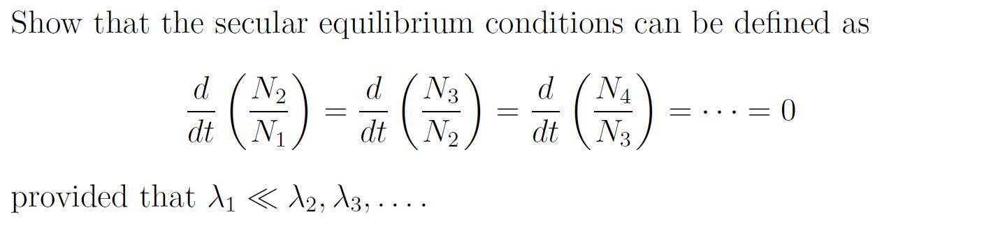 Solved Show that the secular equilibrium conditions can be | Chegg.com