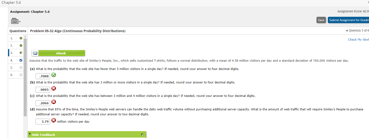 Solved Assignment: Chapter 5.6 Questions Problem 05-32 Algo | Chegg.com