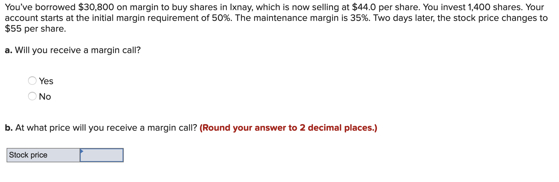 Solved You've borrowed $30,800 account starts at the initial | Chegg.com