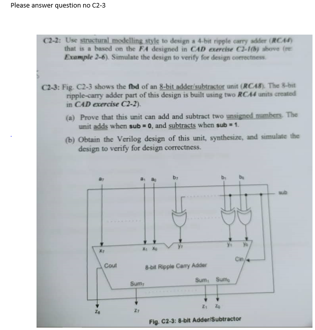 Solved Please answer question no C2-3C2-2: Use structural | Chegg.com