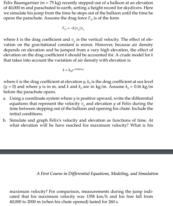 Solved Solve problem 11.9 in ﻿the text using Simulink. Run | Chegg.com