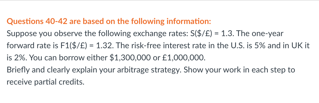 Solved Questions 40−42 are based on the following | Chegg.com