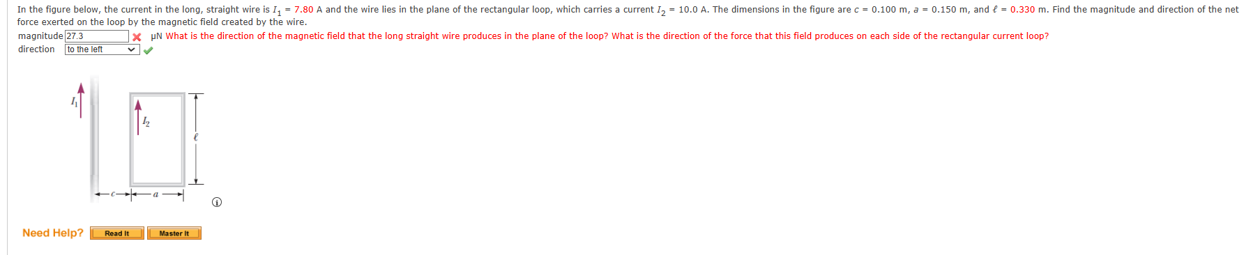 Solved force exerted on the loop by the magnetic field | Chegg.com