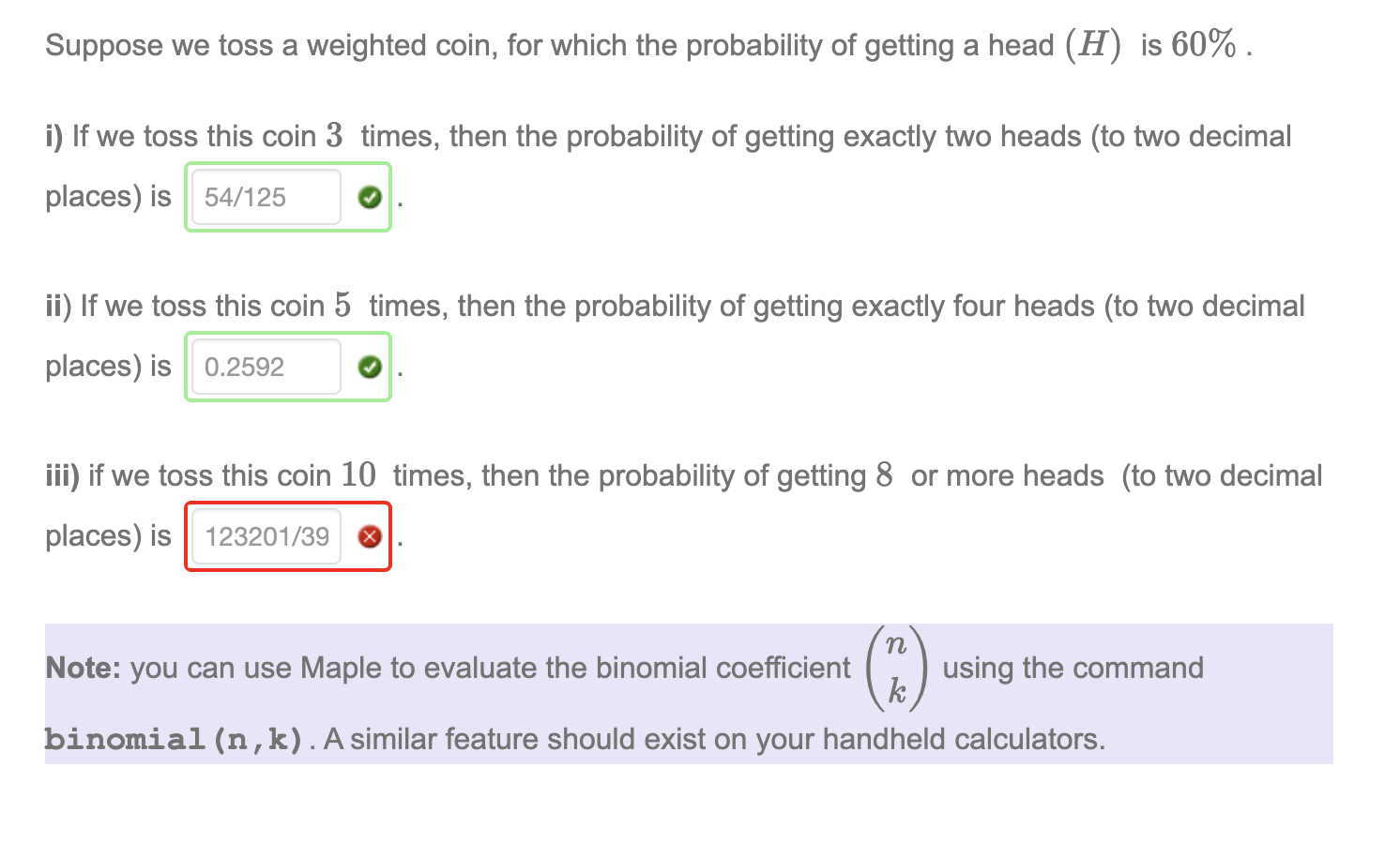 Solved Suppose we toss a weighted coin, for which the | Chegg.com Solved Suppose we toss a weighted coin, for which the | Chegg.com