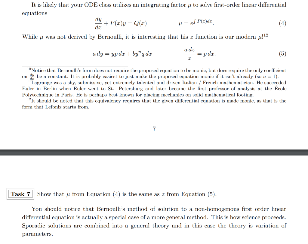 Solved It is likely that your ODE class utilizes an | Chegg.com