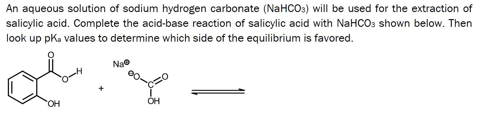 Solved An aqueous solution of sodium hydrogen carbonate | Chegg.com