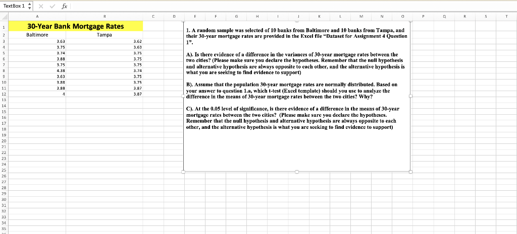 Solve using Two Variances F-test, Separate Variances | Chegg.com