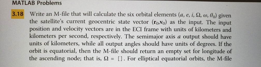 MATLAB Problems 3.18 Write an M-file that will | Chegg.com
