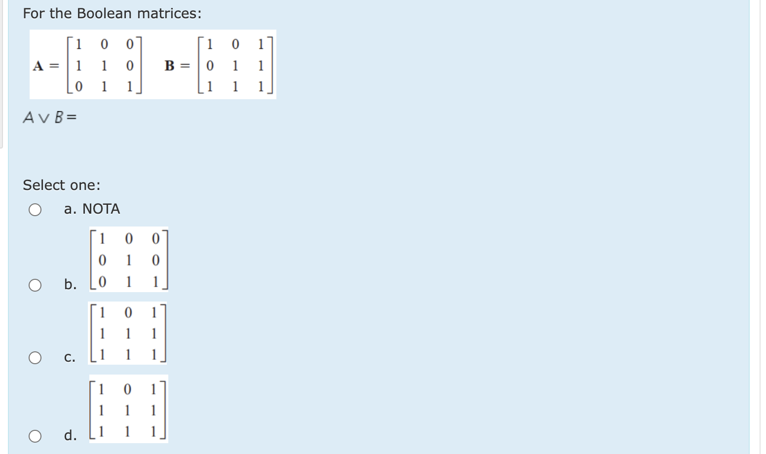 Solved For the Boolean | Chegg.com