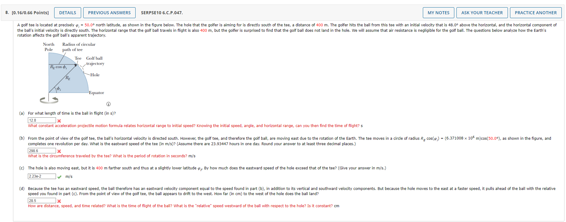 Solved rotation affects the golf ball's apparent trajectory. | Chegg.com