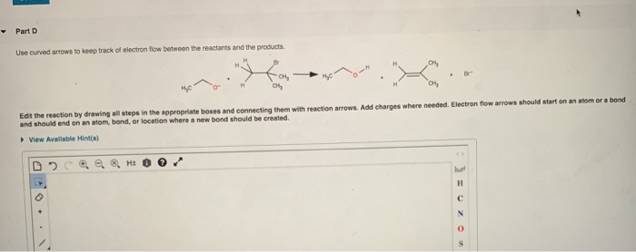 Solved Part C Use curved arrows to keep track of the | Chegg.com