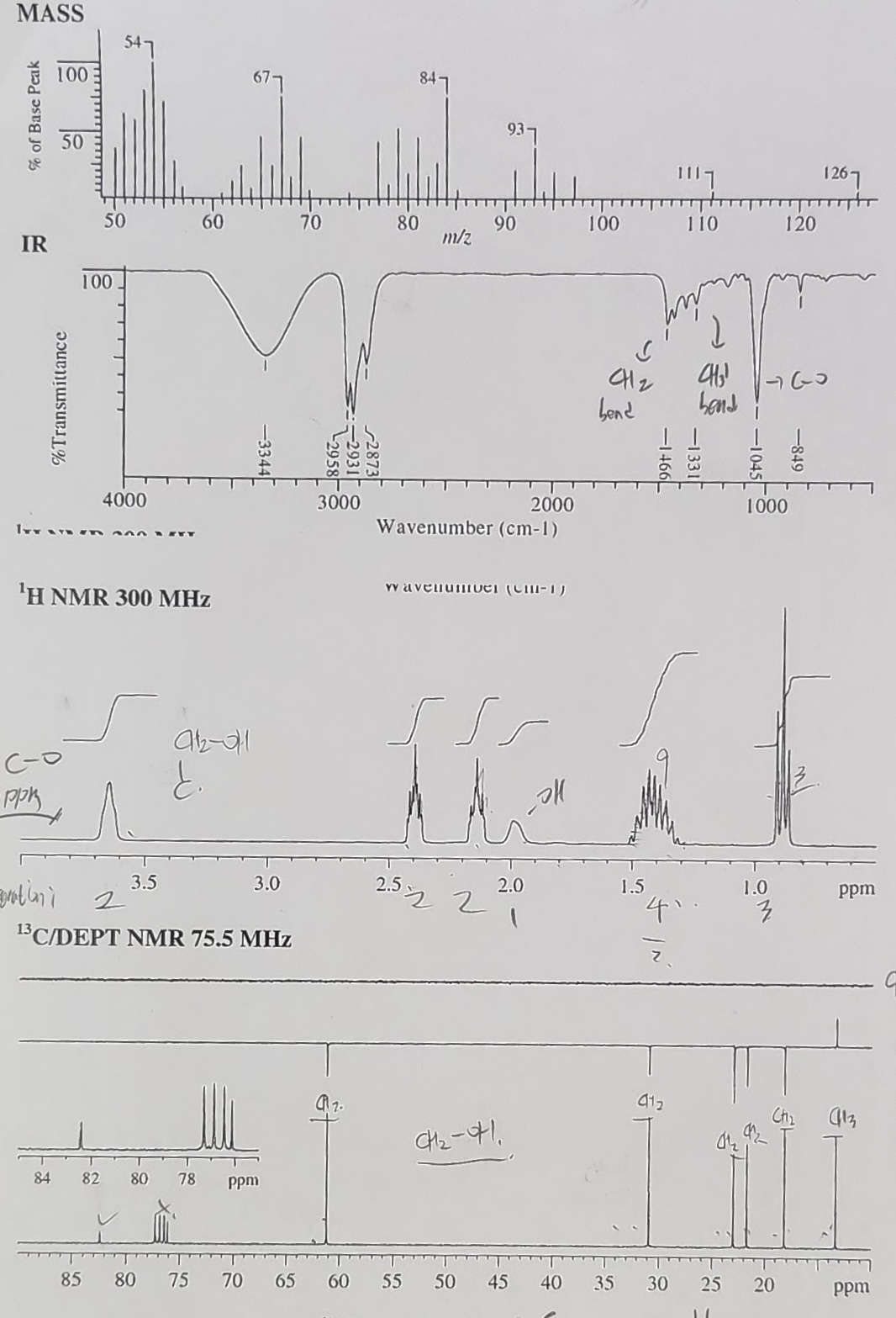 Solved This compound has the formula C8H14. ﻿Find the | Chegg.com