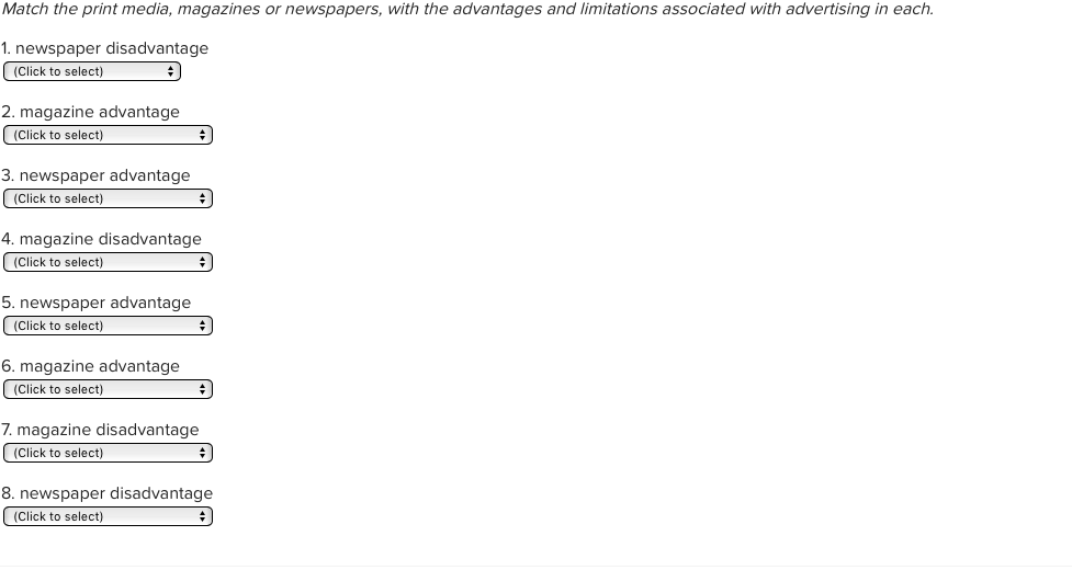 Magazines and newspapers, the two major forms of | Chegg.com