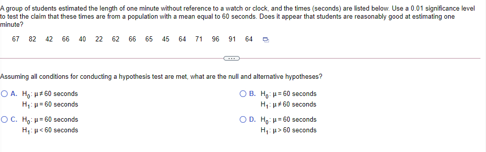 Solved A group of students estimated the length of one | Chegg.com