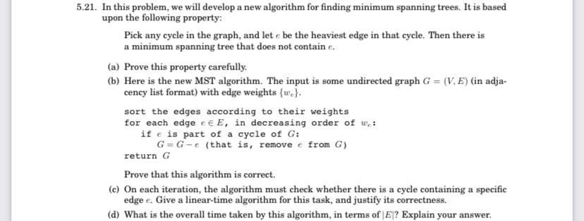 Solved 5.21. In this problem, we will develop a new | Chegg.com
