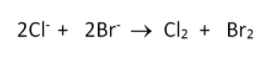 Solved 2Cl + 2Br + Cl2 + Br2 | Chegg.com