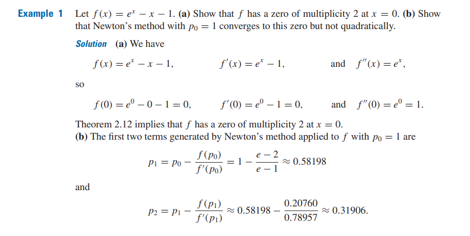 Solved The iterative method to solve f(x)=0, given by the | Chegg.com