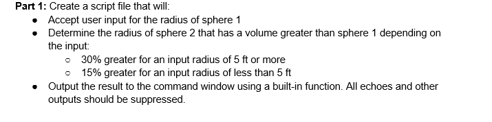 Solved Part 1: Create a script file that will: • Accept user | Chegg.com