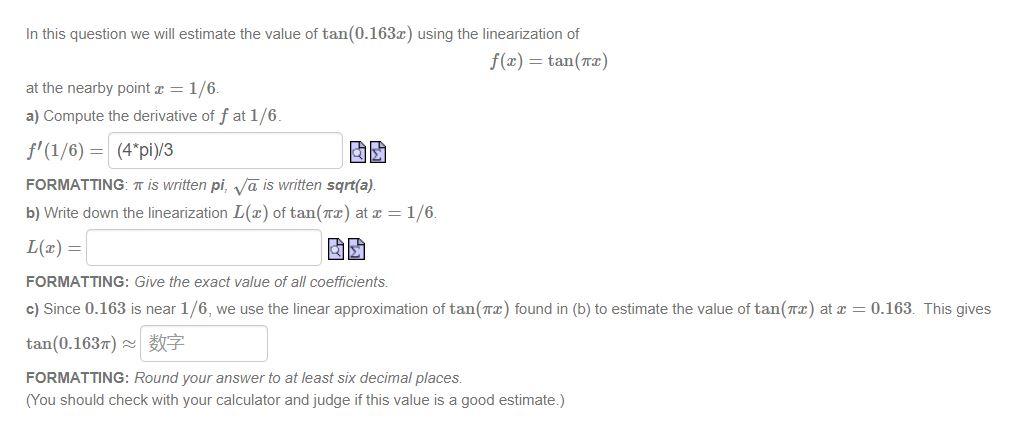 Solved In this question we will estimate the value of | Chegg.com
