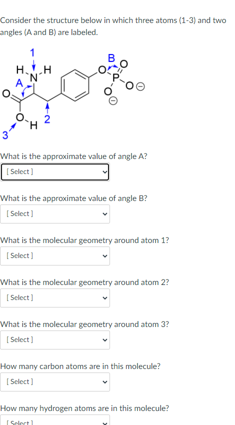 Solved Consider the structure below in which three atoms | Chegg.com