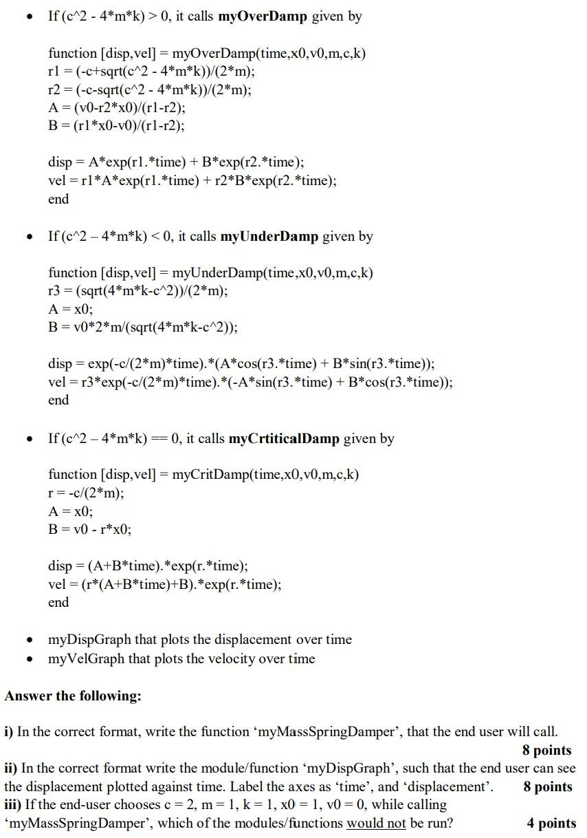 Solved 3) This problem is about writing a modular program to | Chegg.com