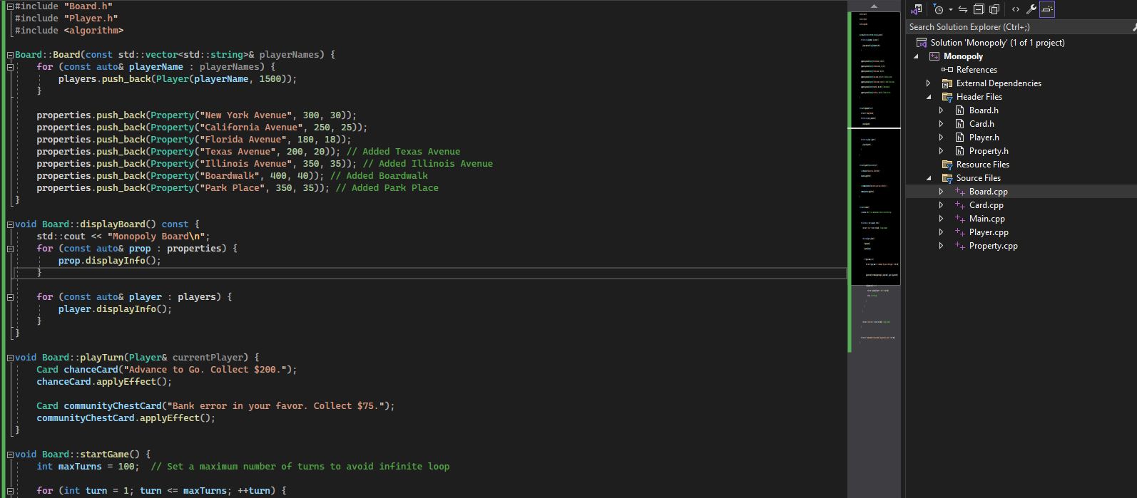 Solved I have a C++ code about CLI version of Monopoly. I | Chegg.com