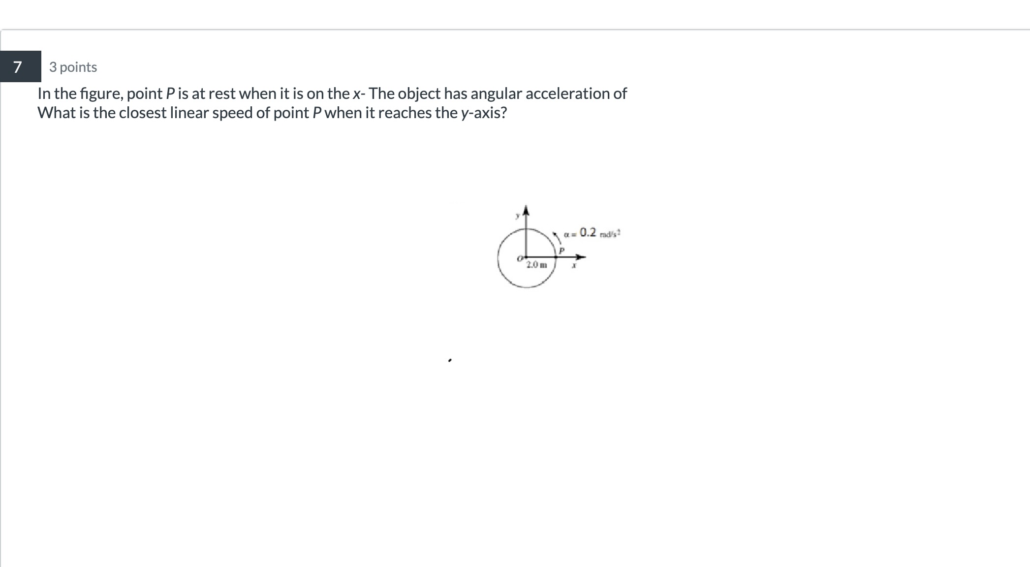 Solved 73 ﻿pointsIn the figure, point P ﻿is at rest when it | Chegg.com