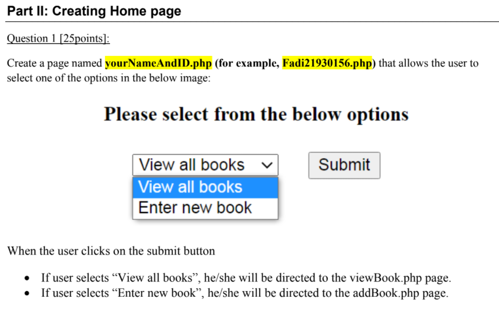 Solved Server Side Website (Course Grades) Write the PHP | Chegg.com