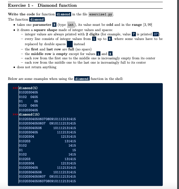 Solved This assignment requires you to write functions in | Chegg.com