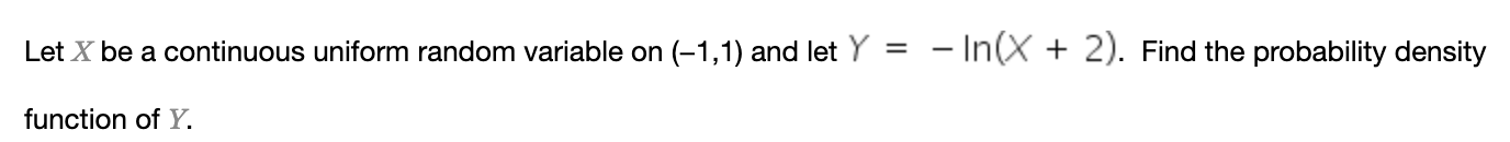 Solved Let X be a continuous uniform random variable on | Chegg.com