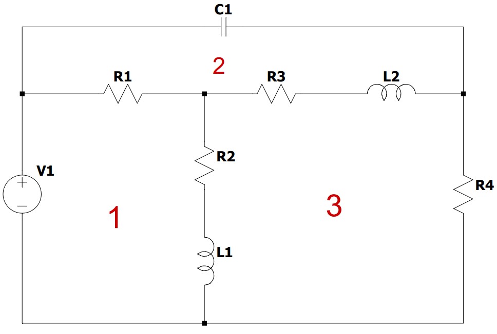 Solved input v(t) ﻿and output iR4. ﻿Find the state space | Chegg.com