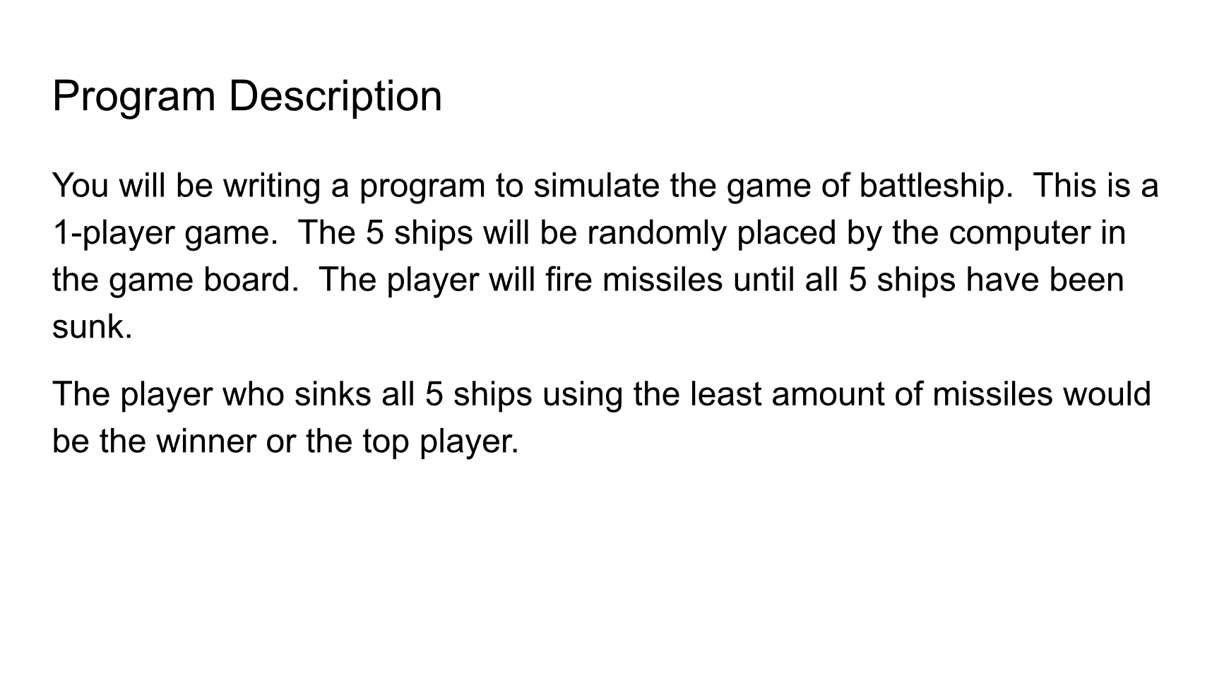 Solved Program Description You will be writing a program to | Chegg.com
