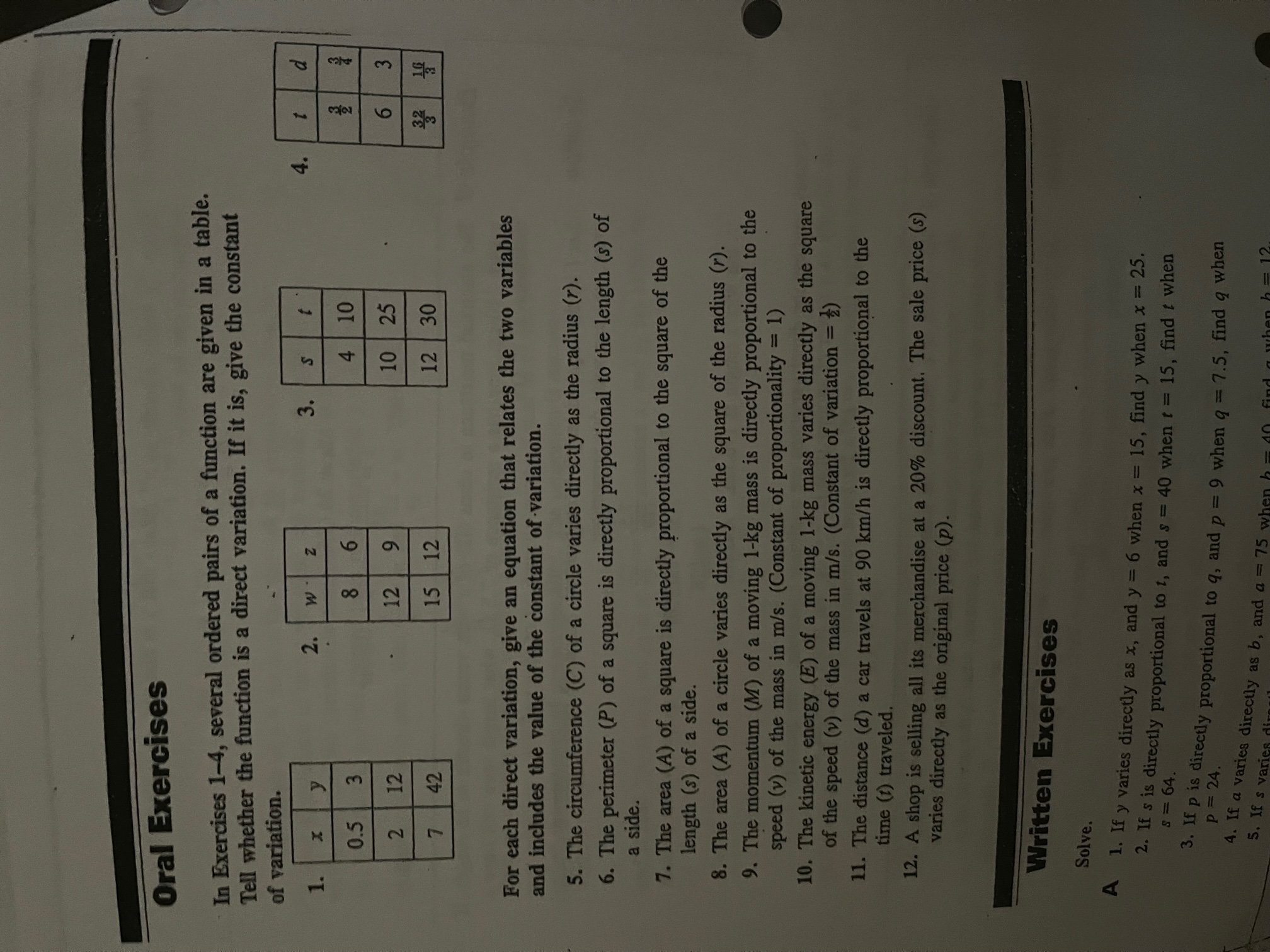 Solved In Exercises 1-4, several ordered pairs of a function | Chegg.com