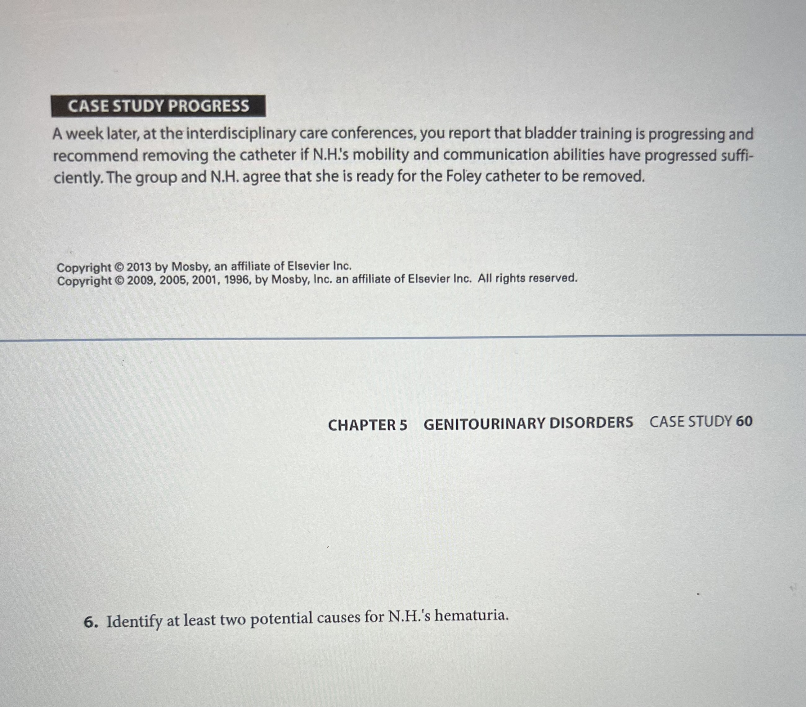Solved Scenario N.H., an 89-year-old widow, recently | Chegg.com