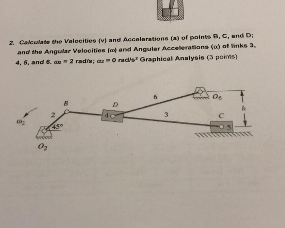 2. Calculate the Velocities (v) and Accelerations (a) | Chegg.com