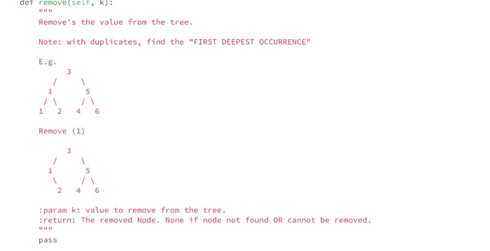 Solved Week 3: Working with a BST TODO: Implement a Binary | Chegg.com