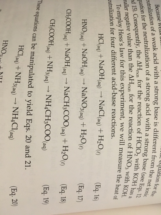 Solved Write the balanced formula unit equation for the | Chegg.com