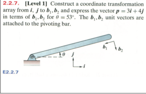 Solved 2.2.7. [Level 1] Construct a coordinate | Chegg.com