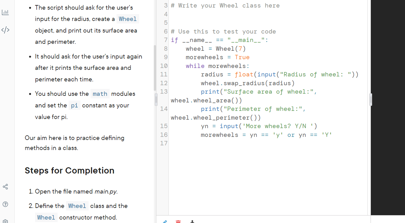 Solved Lab Activity 7.3: Defining Methods in a Class- The | Chegg.com